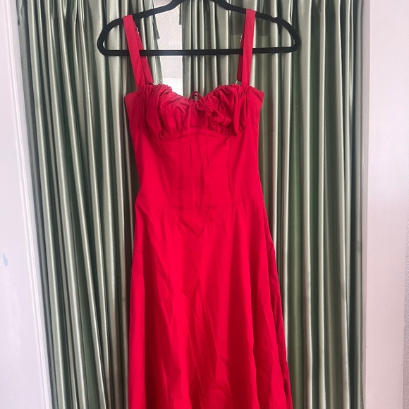 House Of Cb Dresses House Of Cb Carmen Dress Red Poshmark